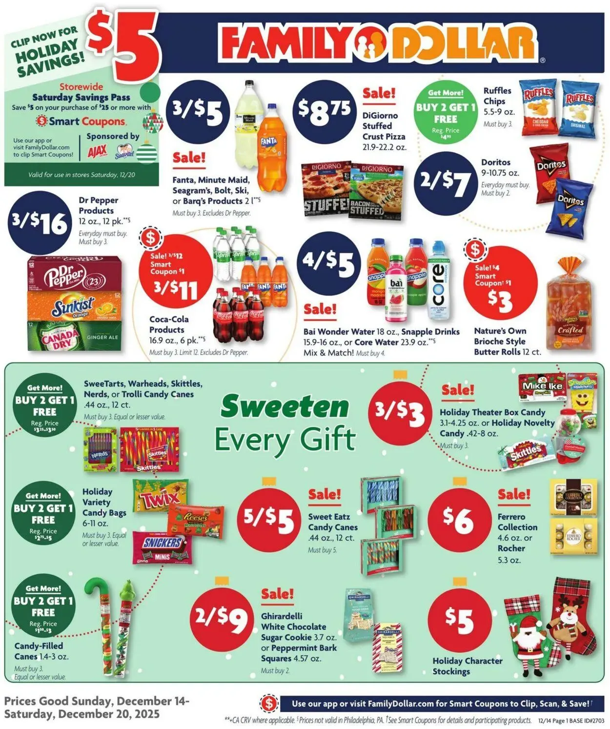 Family Dollar Weekly Ads - December 14, 2025 to December 20, 2025 - Page 1